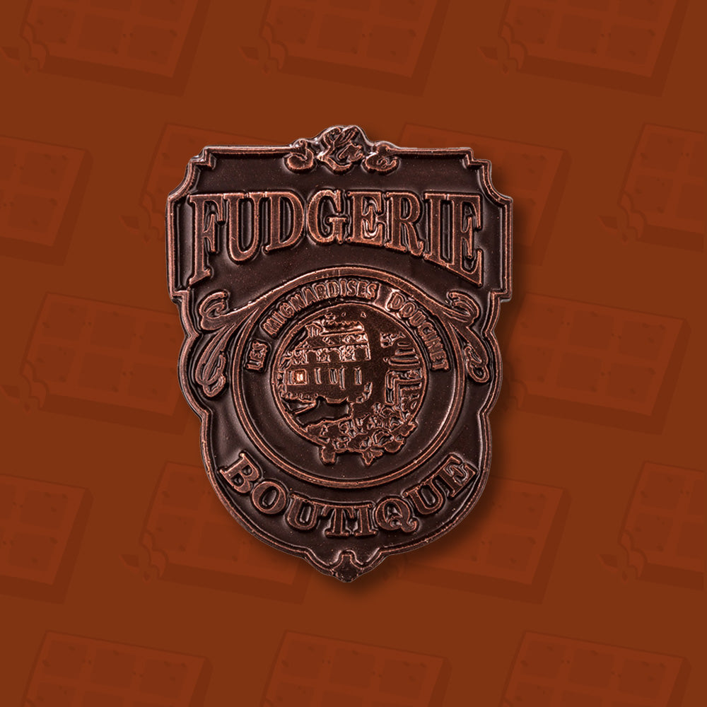 Armoirie originale en chocolat | La Fudgerie